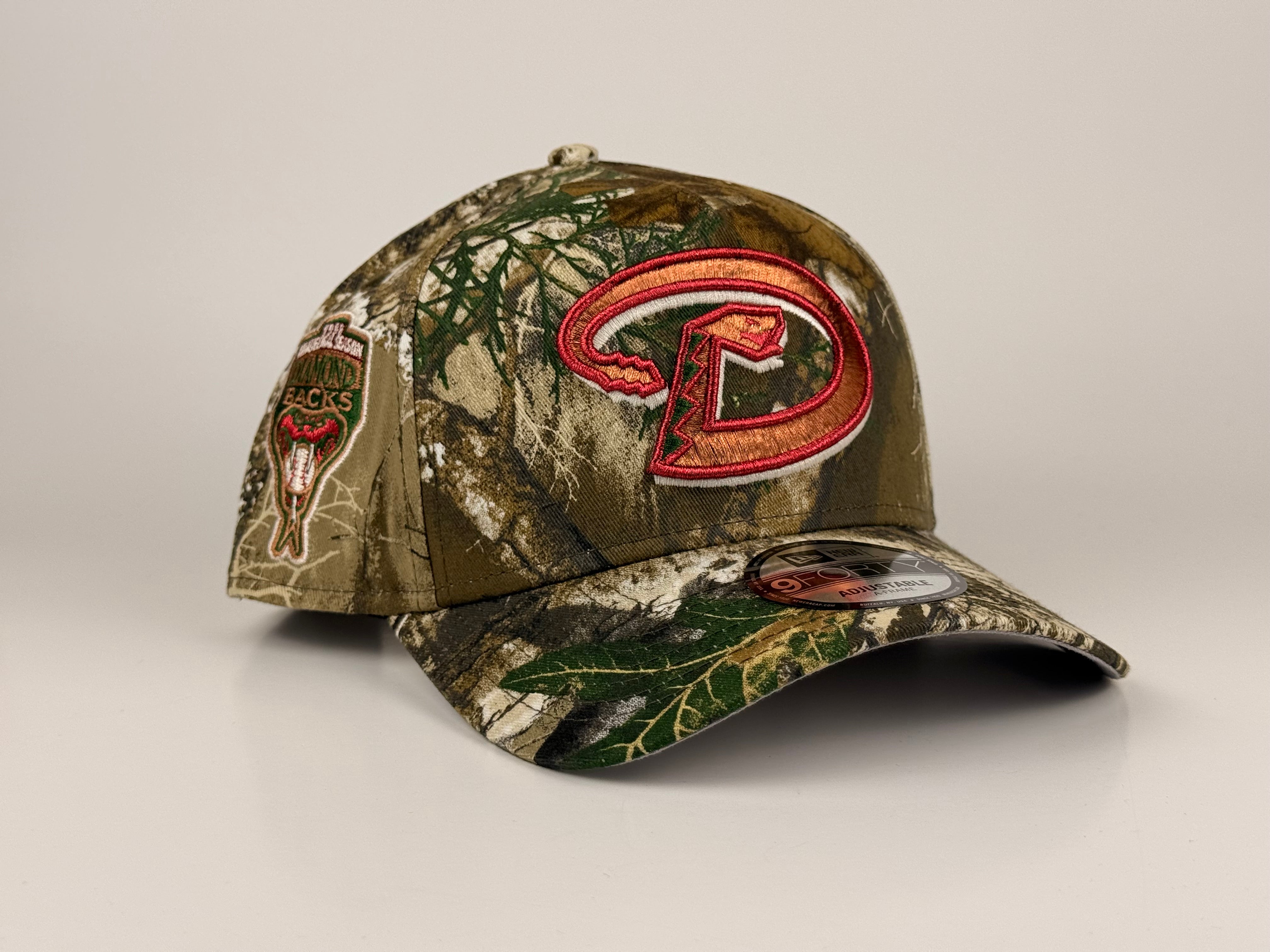 Arizona Diamondbacks MLB New Era Cap 9FORTY A-Frame Snapback Hat Real ...