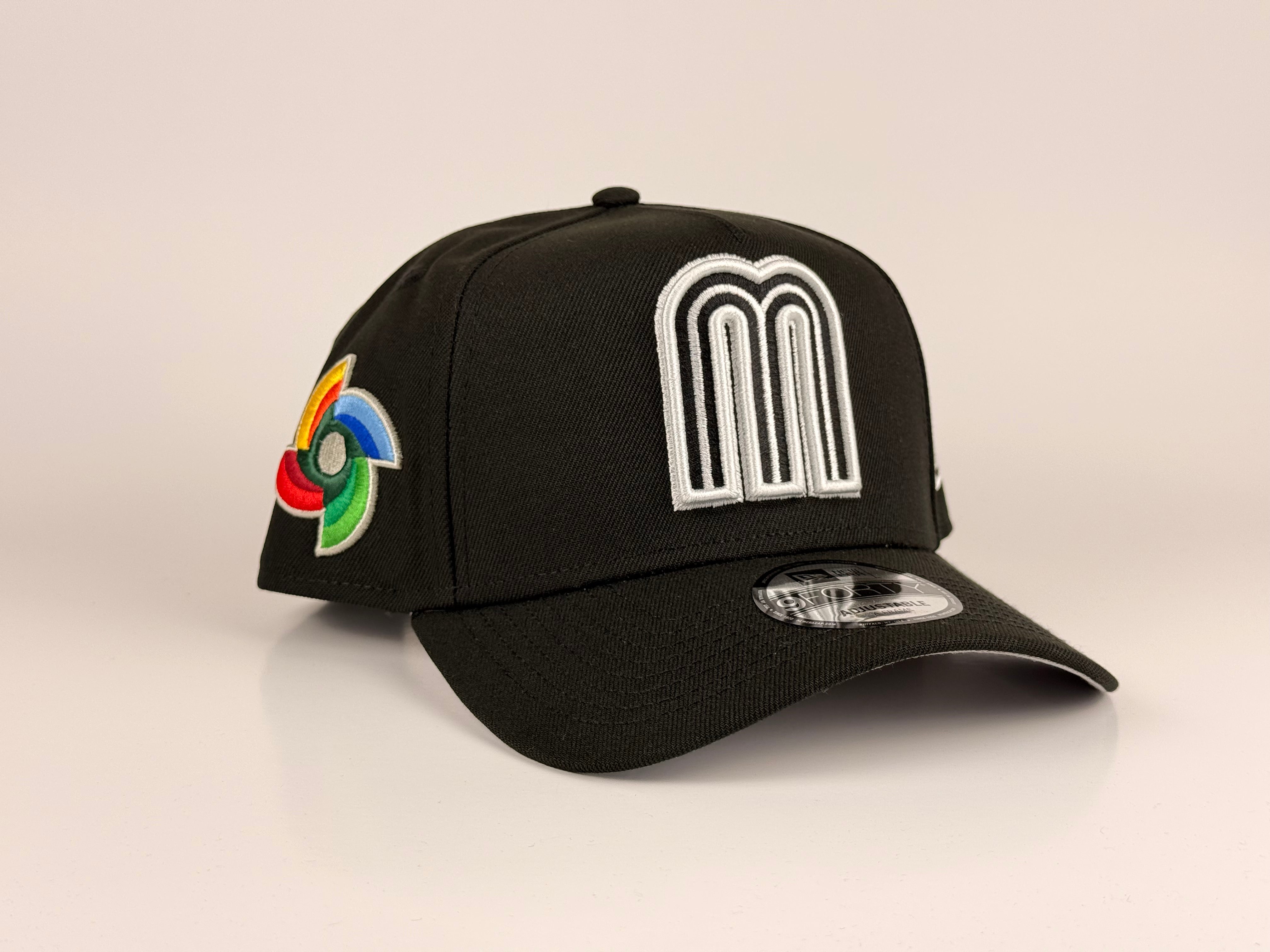 Mexico WBC New Era Cap 9FORTY A-Frame Snapback Hat Black – Cap House