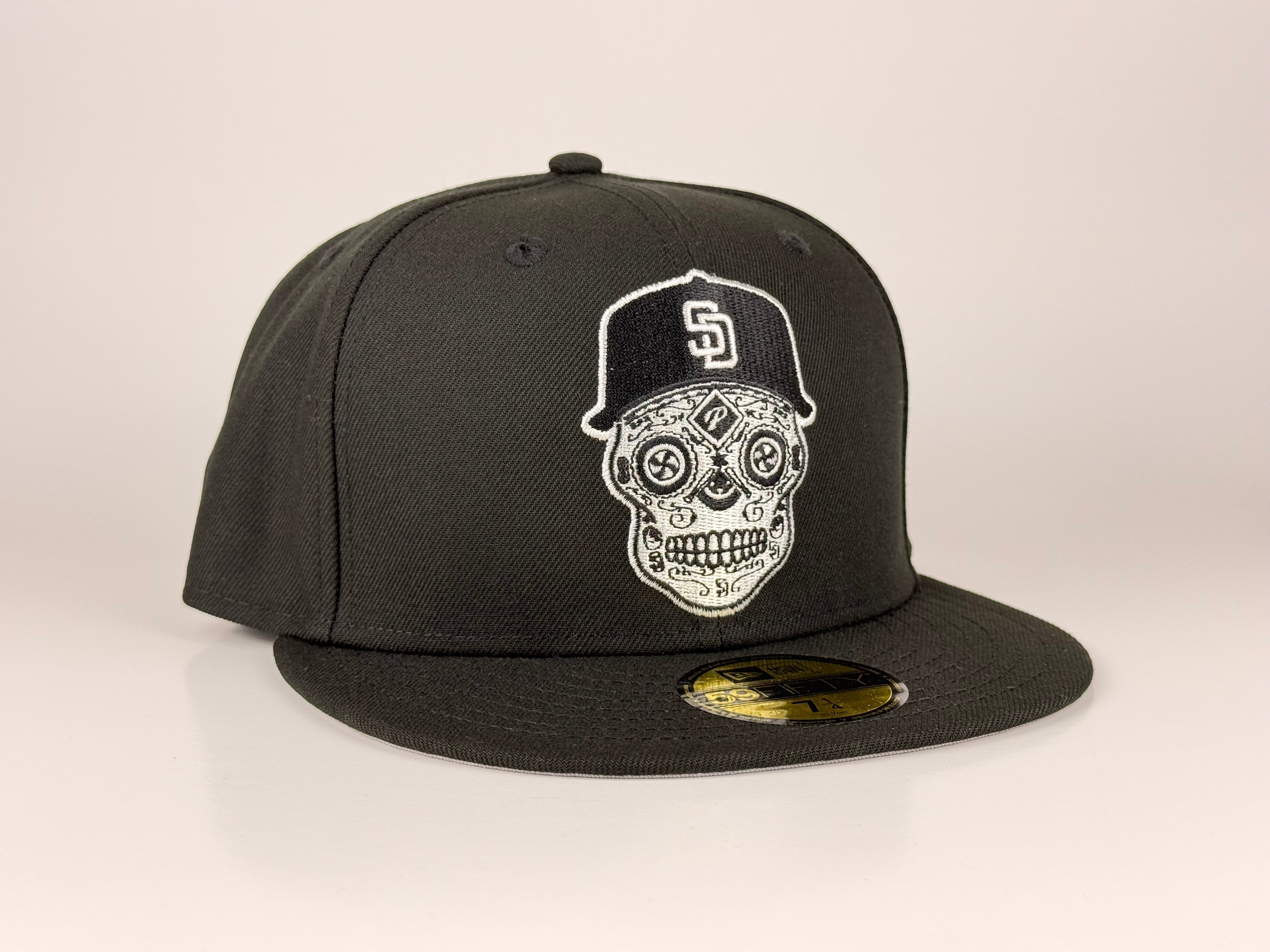 San Diego Padres Sugar Skull MLB New Era Cap 59FIFTY Fitted Hat – Cap House